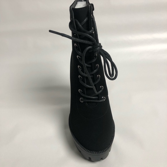 TOP Moda | Shoes | New Michi Patent Chunky Heel Boots | Poshmark